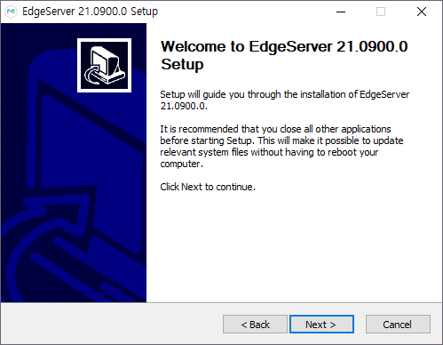 Edge Server 설치하기 - MagicINFO Edge Server - Global Site